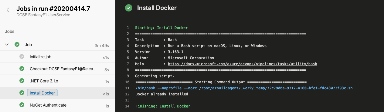 Self-Hosted Azure DevOps Build Agents > DCSE Limited